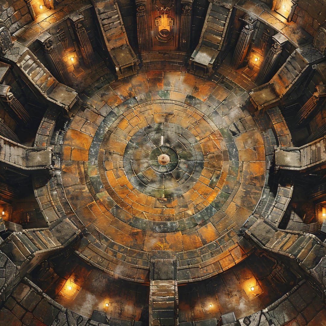 10 Arena Pit Battle Maps, Dnd Battlemap, Pathfinder, D&D, Dungeons and ...