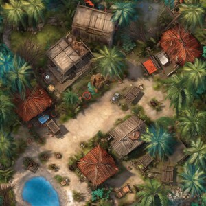 10 Market Battle Maps, Dnd Battlemap, Pathfinder, D&D, Battlemap ...