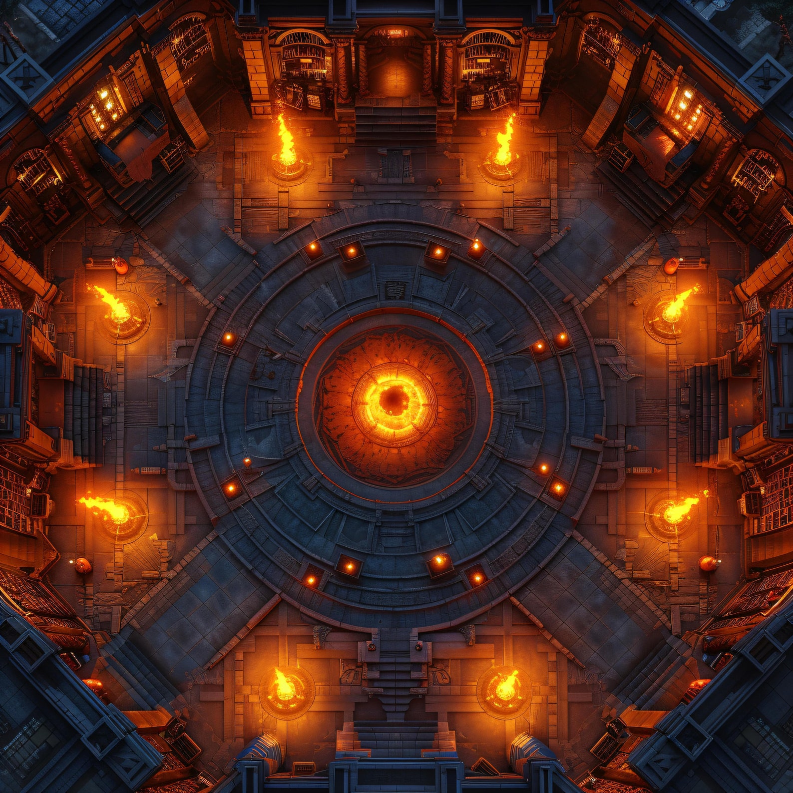 10 Dark Ritual Battle Maps, Dnd Battlemap, Pathfinder, D&D, Dungeons ...