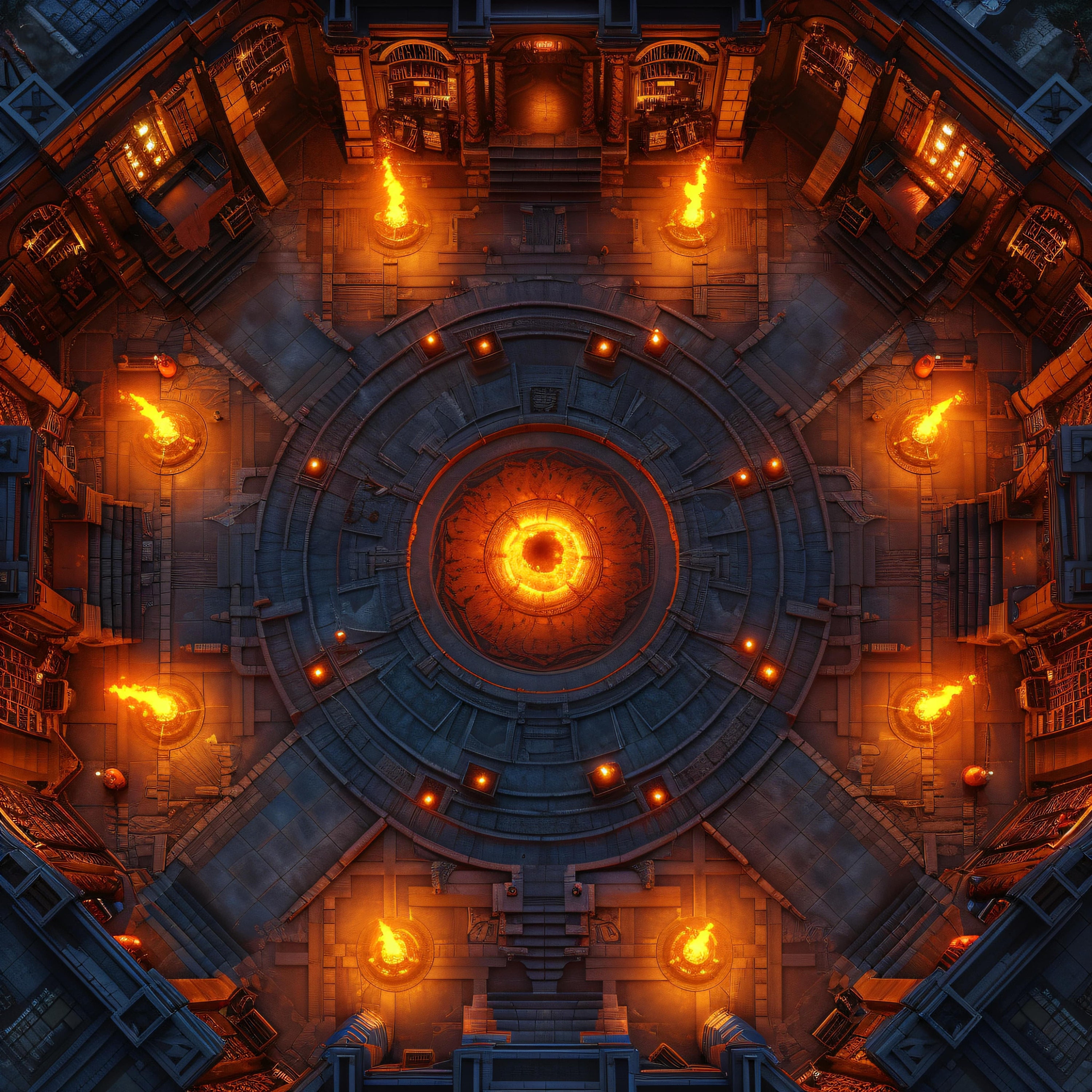 10 Dark Ritual Battle Maps, Dnd Battlemap, Pathfinder, D&D, Dungeons ...