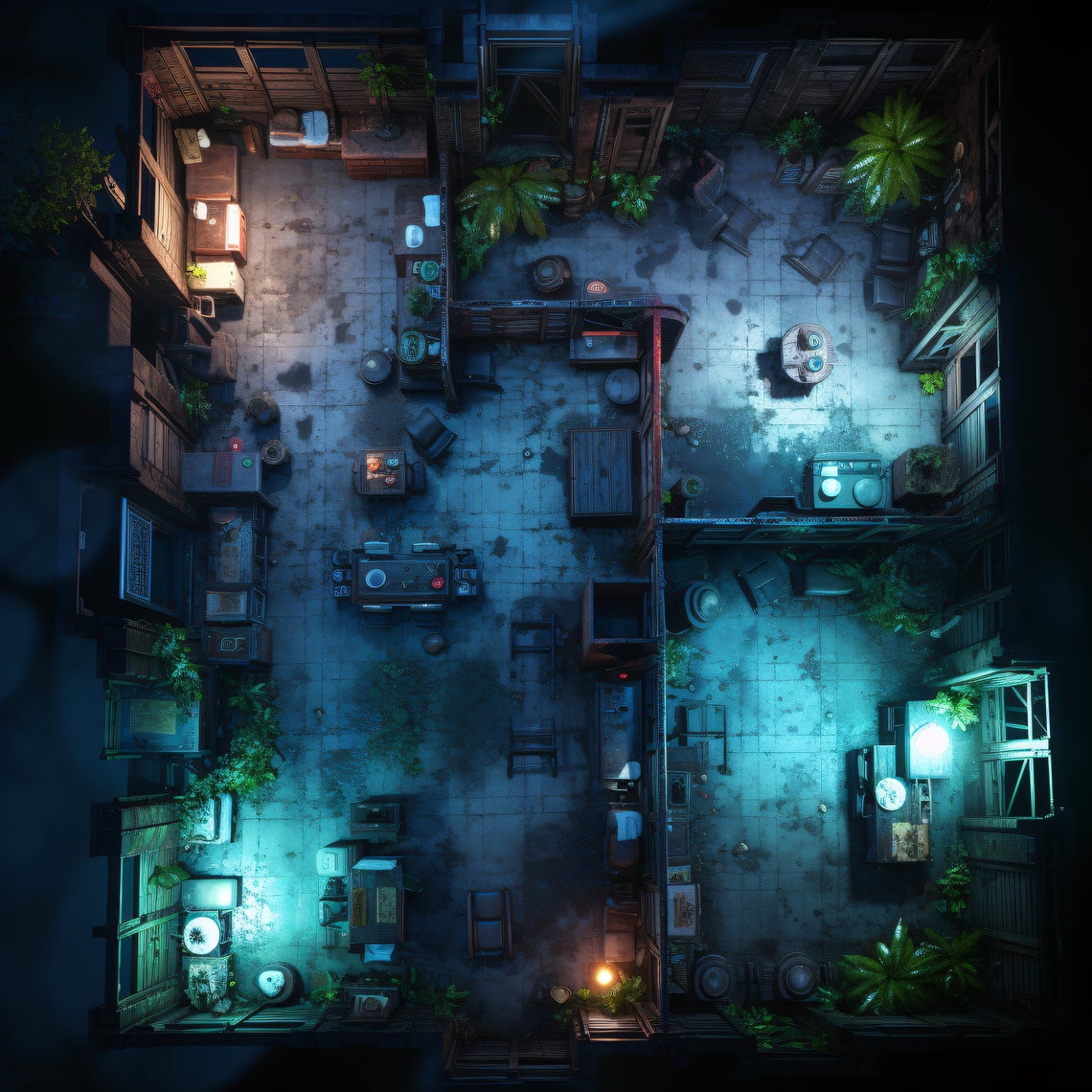 10 Abandoned Cyberpunk Battlemaps Sci Fi Dnd Battle Map - Etsy Canada