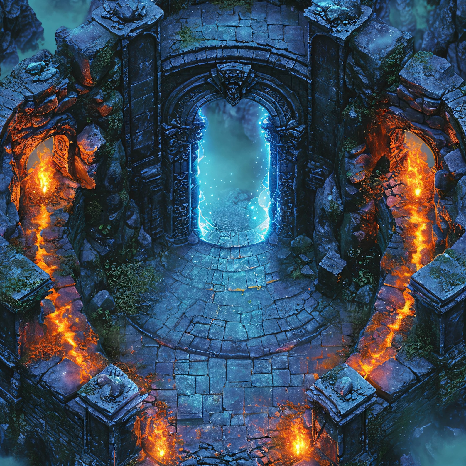 10 Magic Ritual Battle Maps, Dnd, Pathfinder, D&D, Battlemap, Dungeons ...