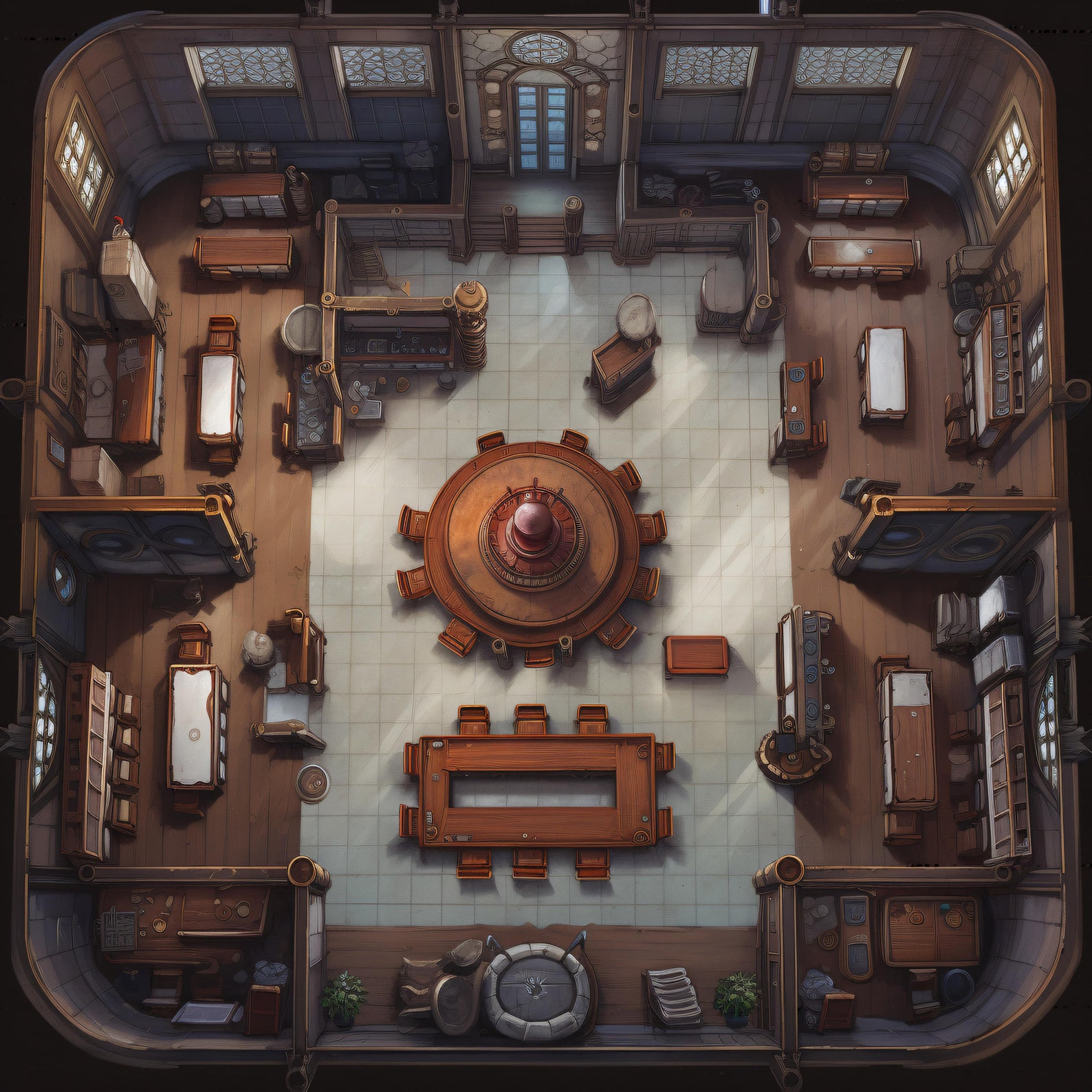 10 Classroom Battle Maps, Dnd, Pathfinder, D&D, Battlemap, Dungeons and ...