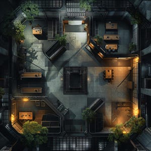 12 Cyberpunk Corpo Office 2 Battlemaps, Sci Fi, Dnd Battle Map ...