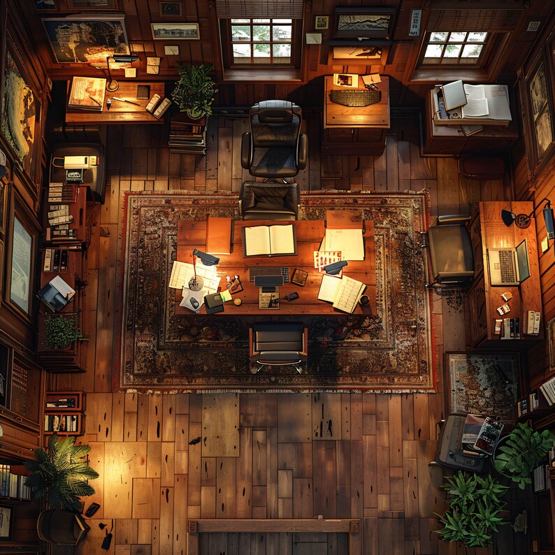 12 Cyberpunk Corpo Office 2 Battlemaps, Sci Fi, Dnd Battle Map ...