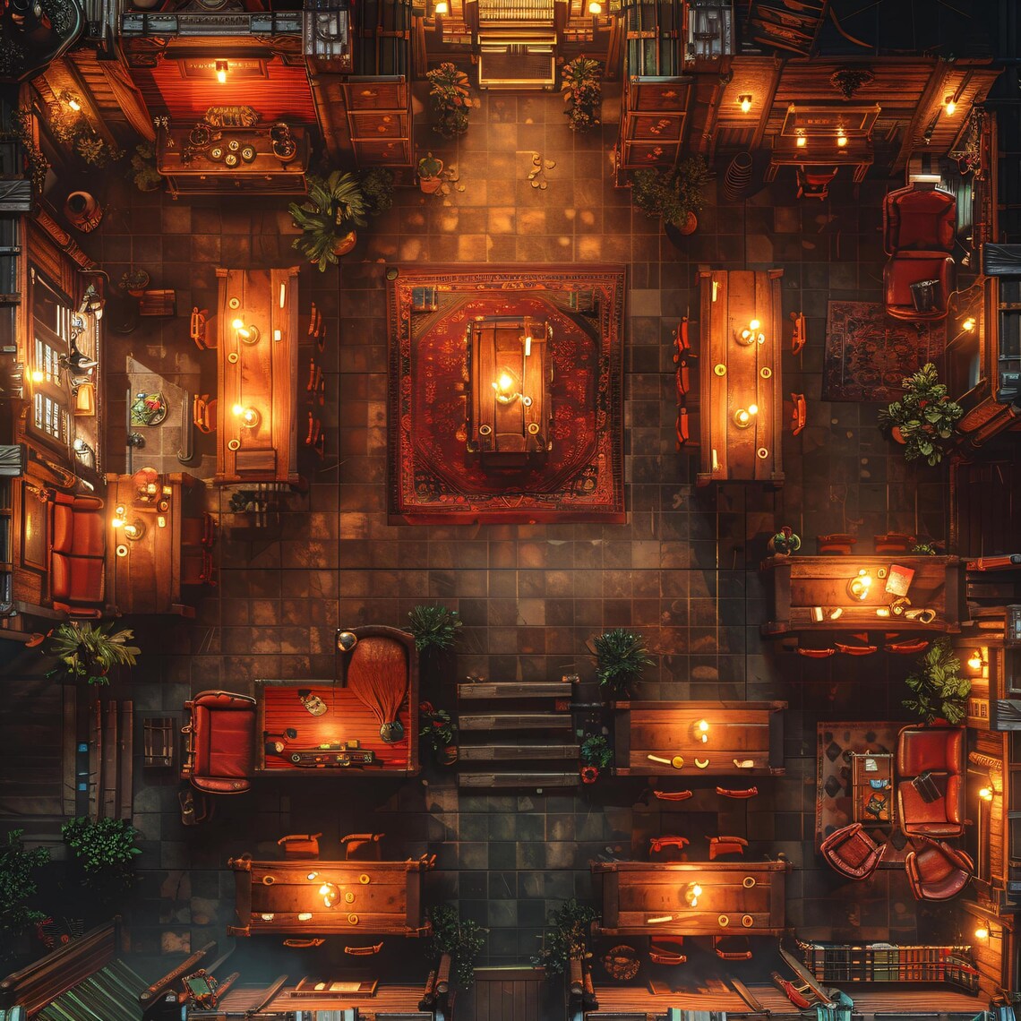 10 Taverns Battlemaps, Dnd Battle Map, Pathfinder, D&D, Dungeons and ...