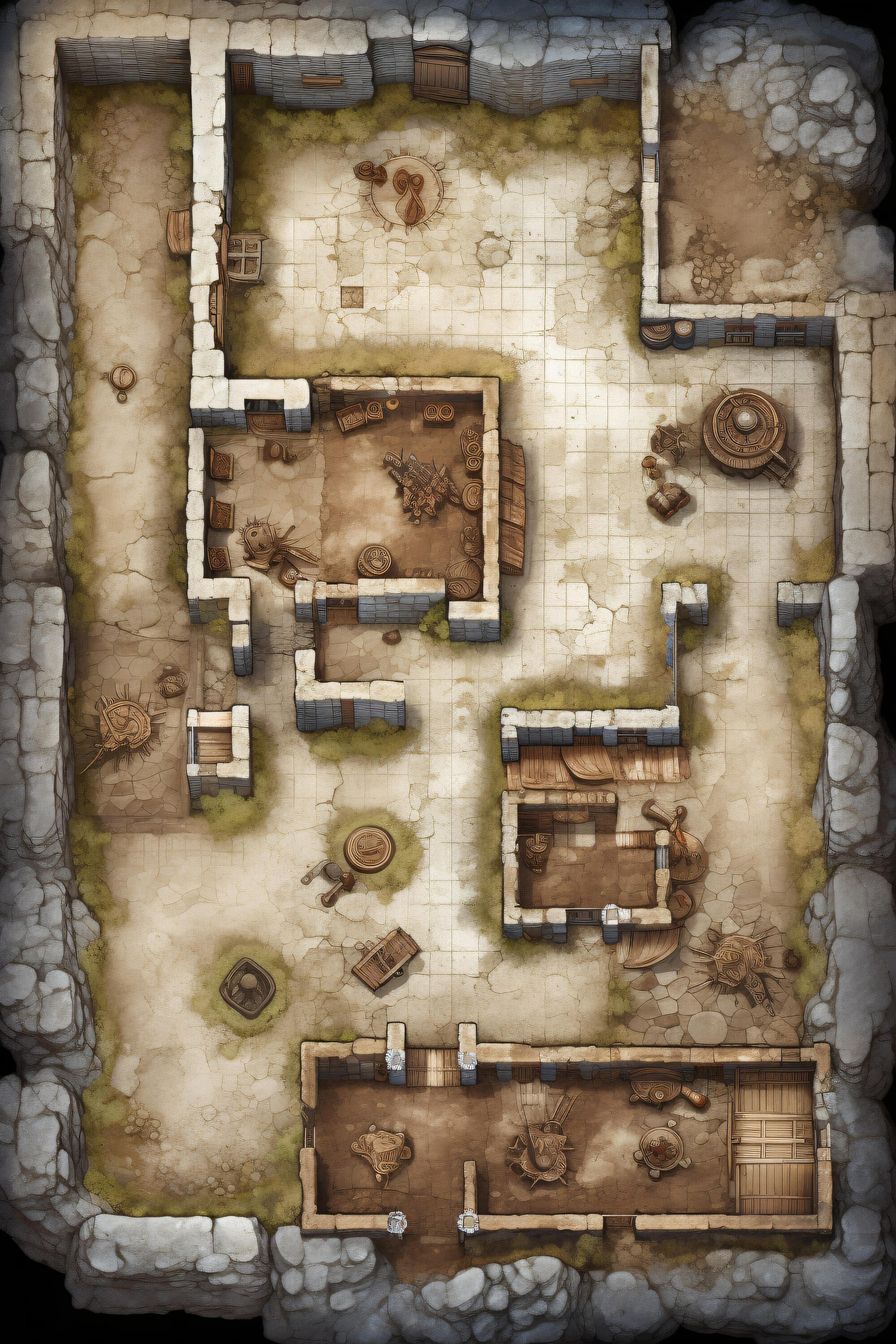 13 Castle Battle Maps, Dnd Battle Map, Pathfinder, D&D, Battlemap ...