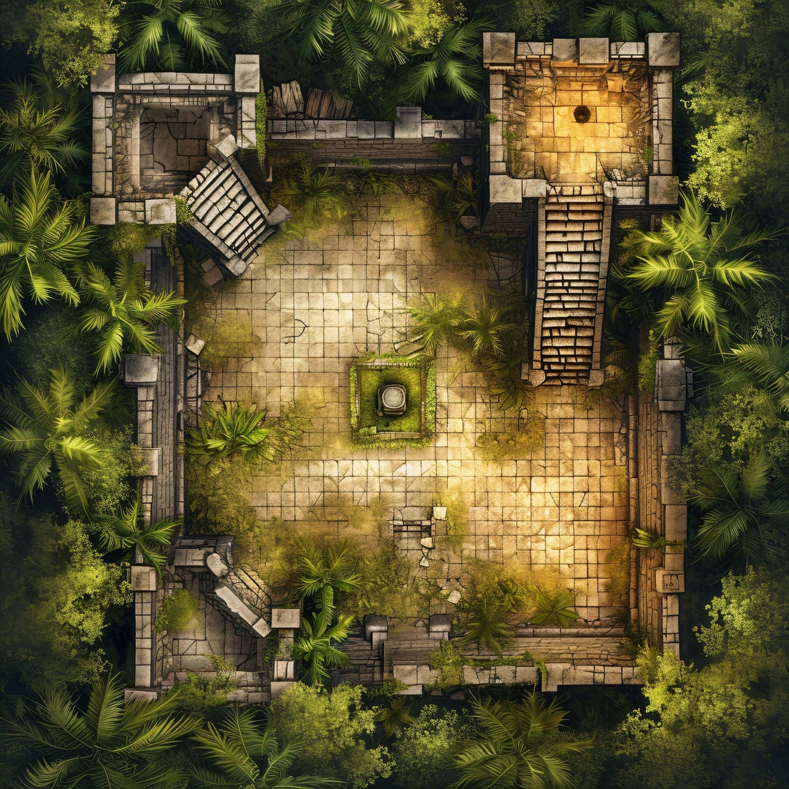 10 Ruin Battle Maps , Dnd Battle Map, Pathfinder, D&D, Battlemap, Dungeons and Dragons, Roll20 ...