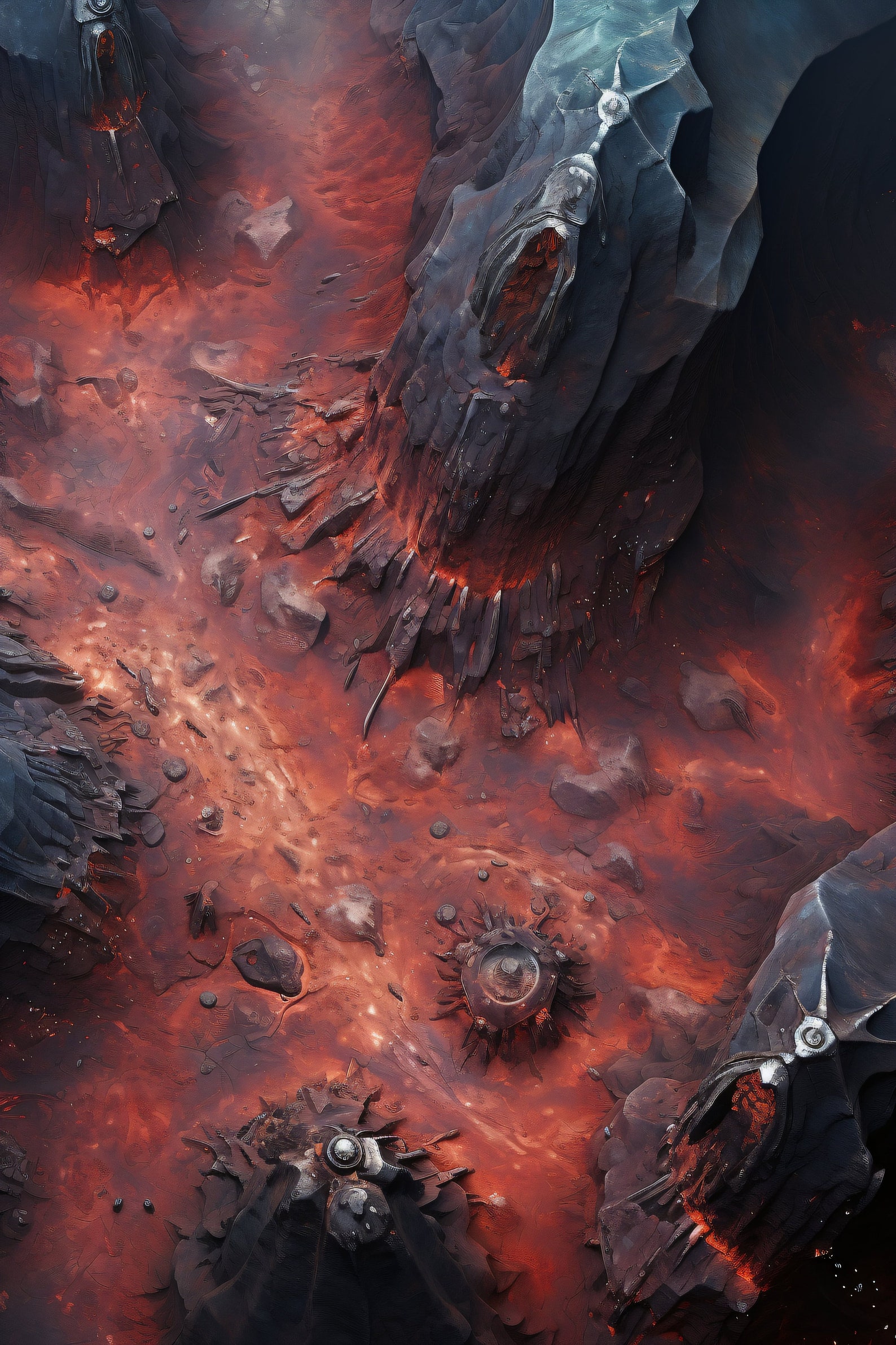 17 Alien Planet Battle Maps, Cyberpunk, Starfinder, D&D, Battlemap ...