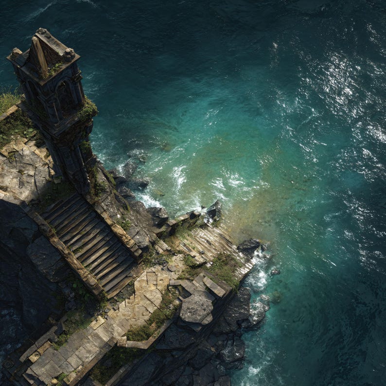 10 Waterfront/docks Battle Maps, Underdark, Battle Map, Pathfinder, D&D ...