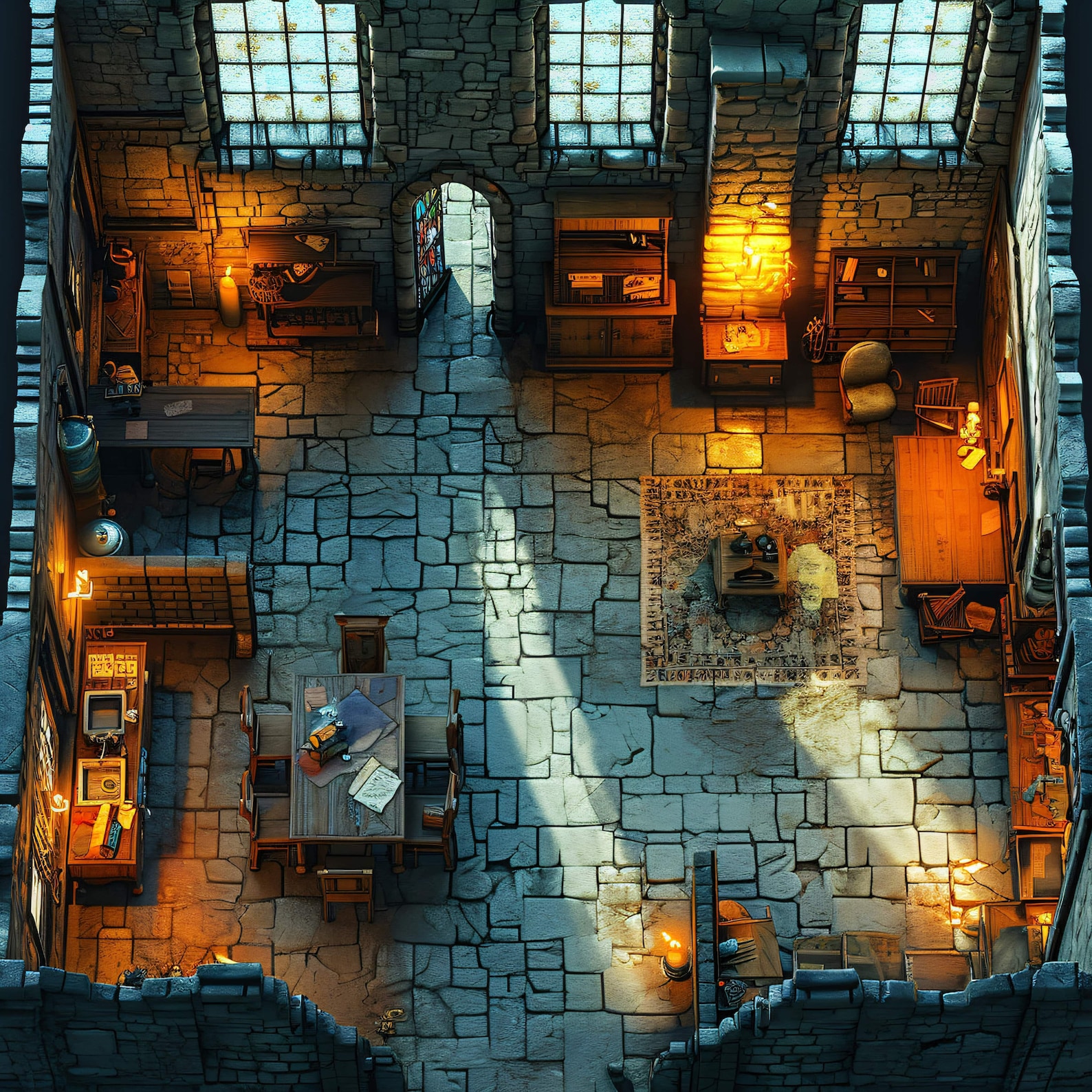 10 Merchant/shop Battle Maps, Dnd Battlemap, Pathfinder, D&D, Dungeons ...