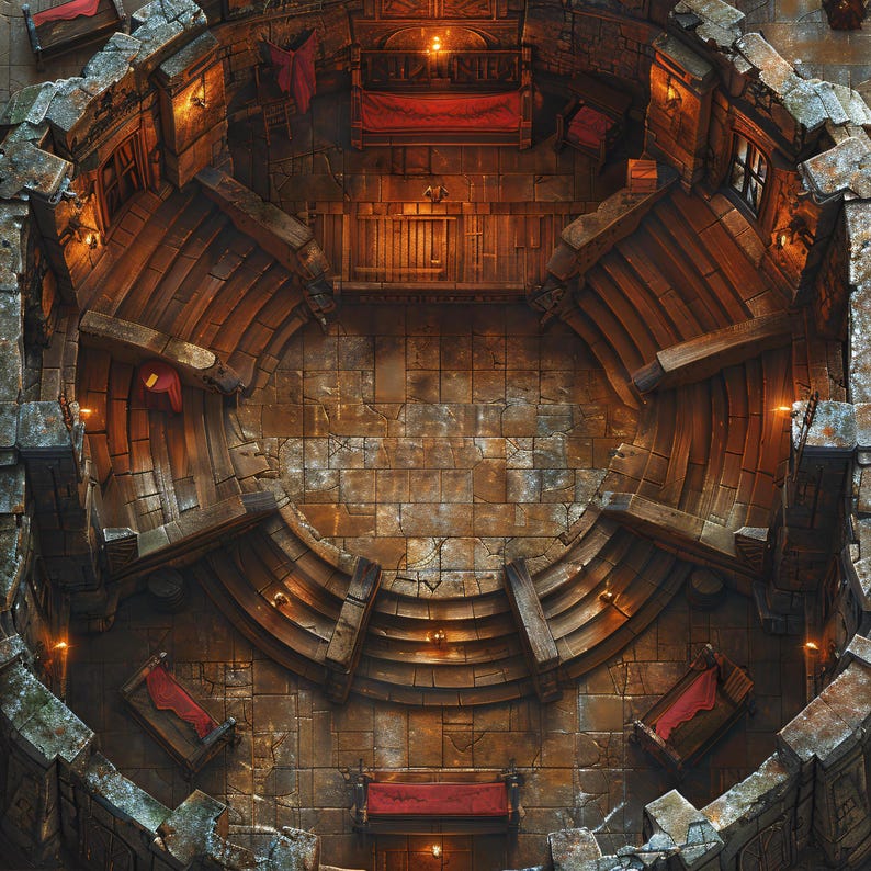 10 Theater Battle Maps, Dnd, Pathfinder, D&D, Battlemap, Dungeons and ...