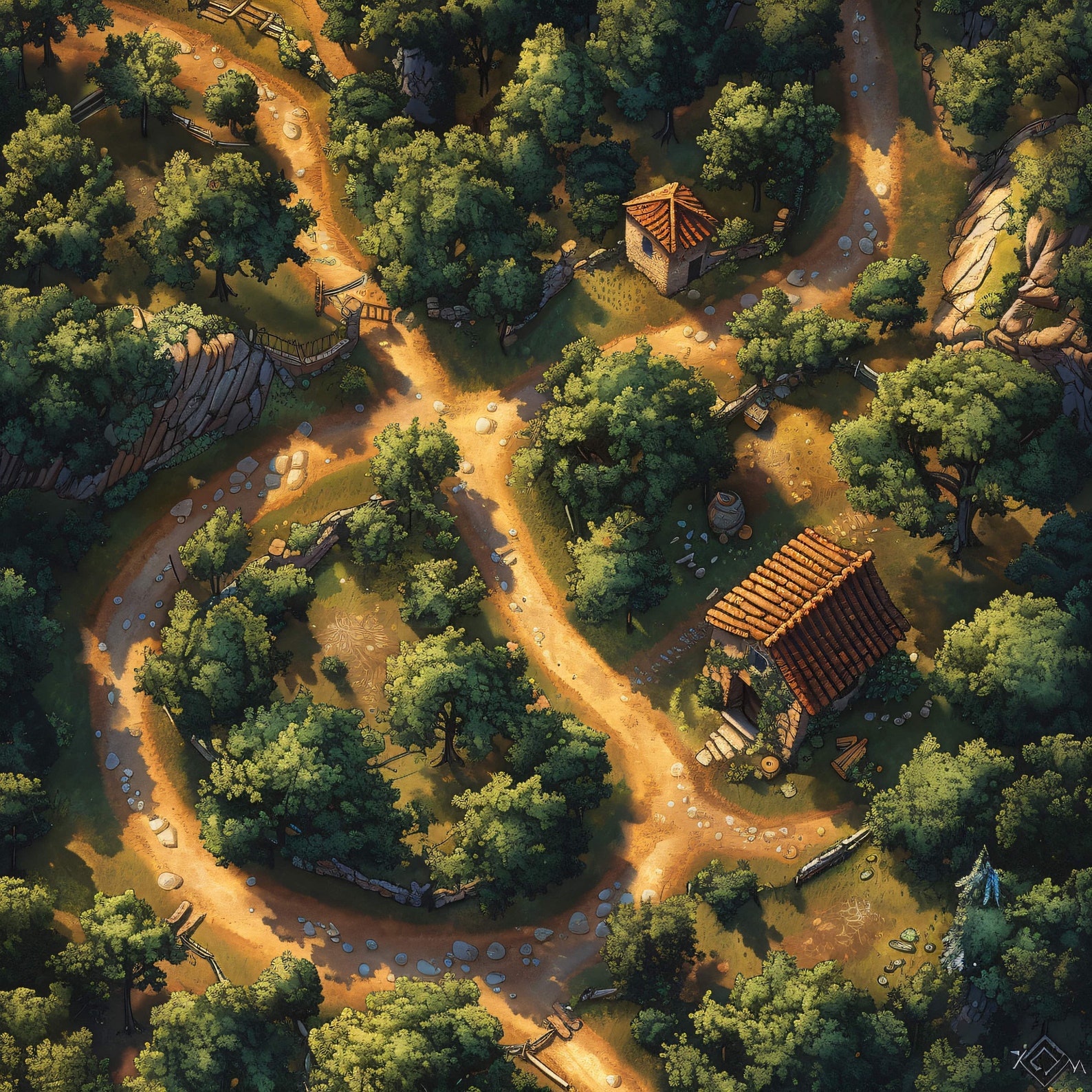 10 Farm Battle Maps 2, Dnd Battle Map, Pathfinder, D&D, Battlemap ...