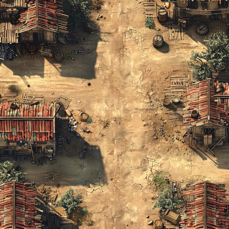 10 Cyberpunk Rural Battlemaps, Sci Fi, Cyberpunk, D&D, Shadowrun ...