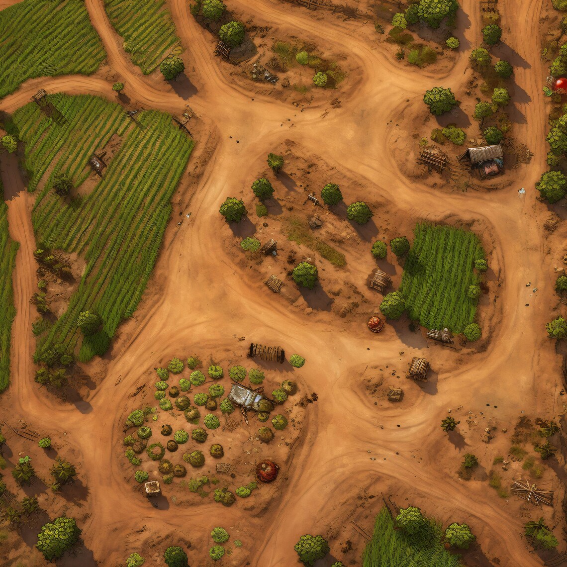 10 Farm Battle Maps 2, Dnd Battle Map, Pathfinder, D&D, Battlemap ...