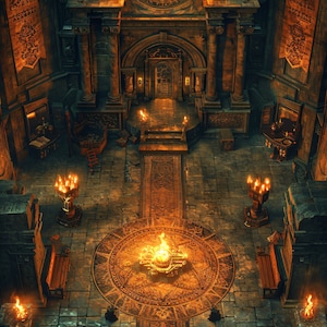 10 Mausoleum/tomb Battle Maps, Dnd Battlemap, Pathfinder, D&D, Dungeons ...