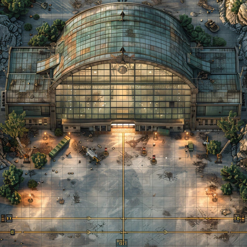 17 Airport Battlemaps, Sci Fi, Dnd Battle Map, Cyberpunk, D&D ...