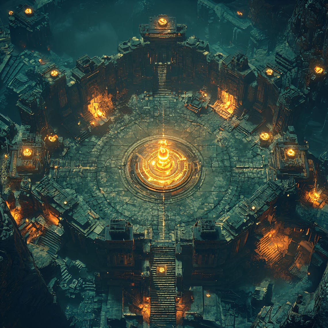 10 Underground Boss Battle Maps, Dnd Battlemap, Pathfinder, D&D ...