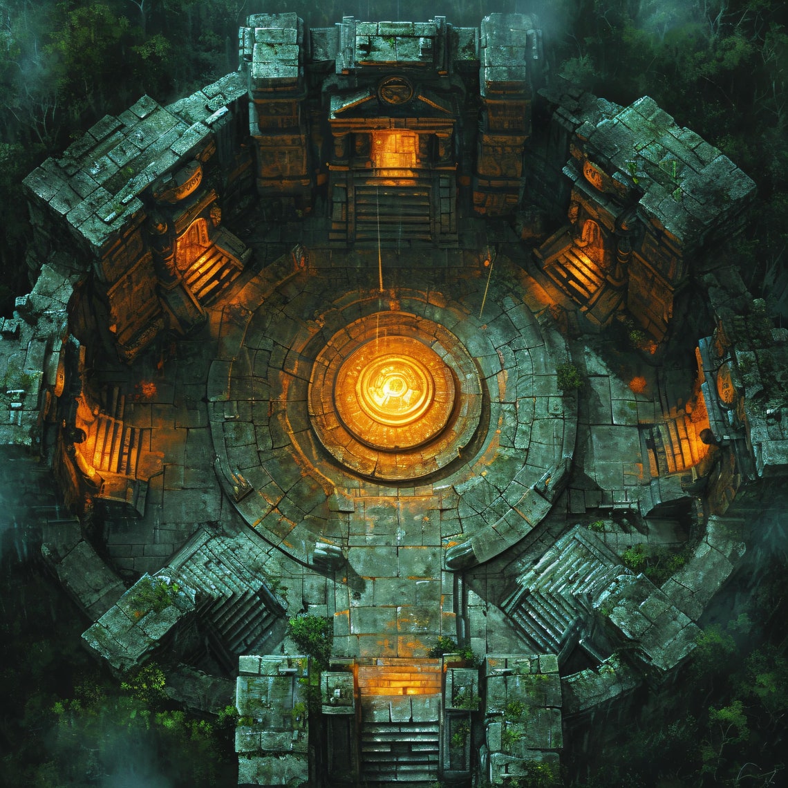 10 Cult Battle Maps, Dnd, Pathfinder, D&D, Battlemap, Dungeons and ...