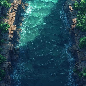 10 Flood Battlemaps, Dnd Battle Map, Pathfinder, D&D, Battlemap ...