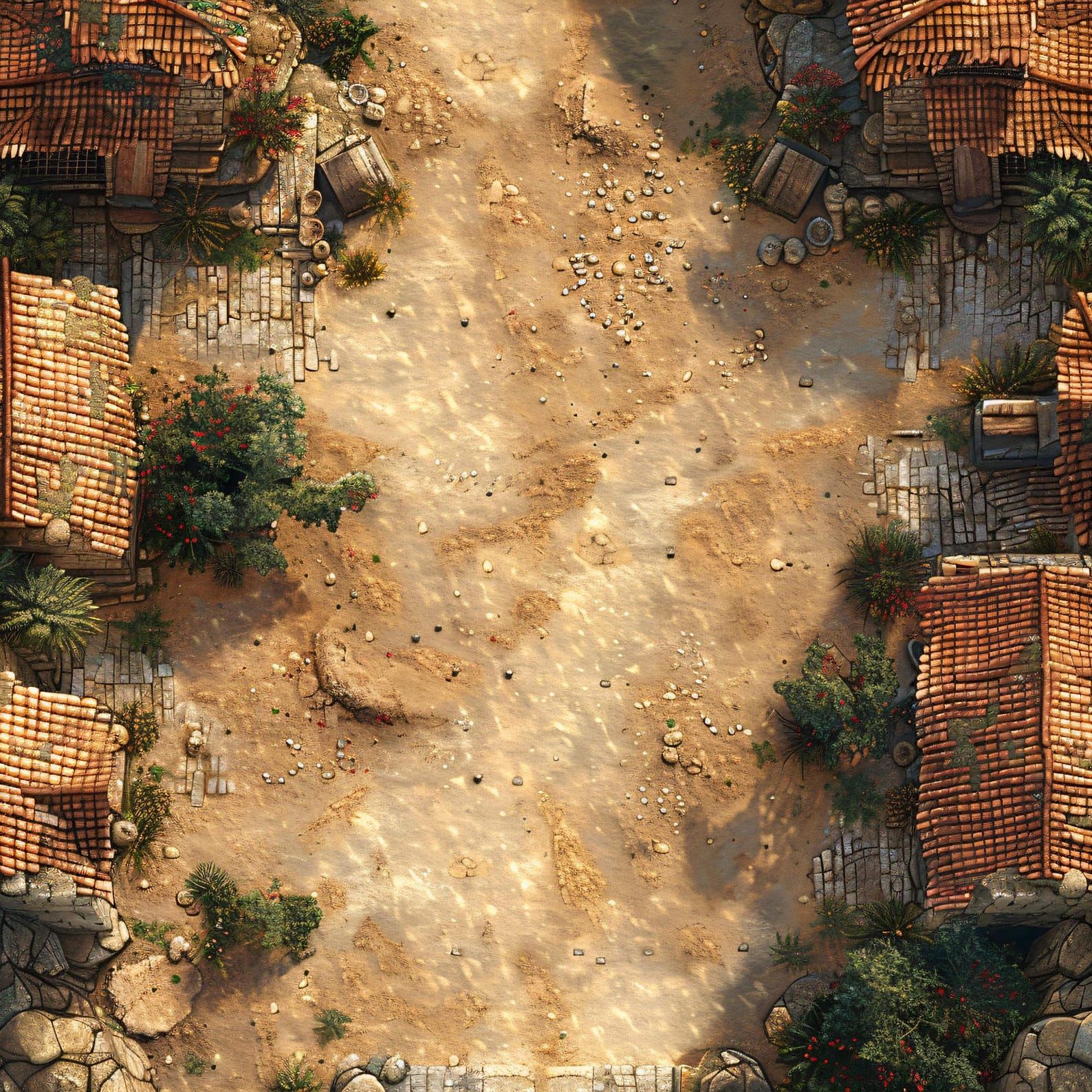 10 Haunted Village Battle Maps, Dnd, Pathfinder, D&D, Battlemap ...