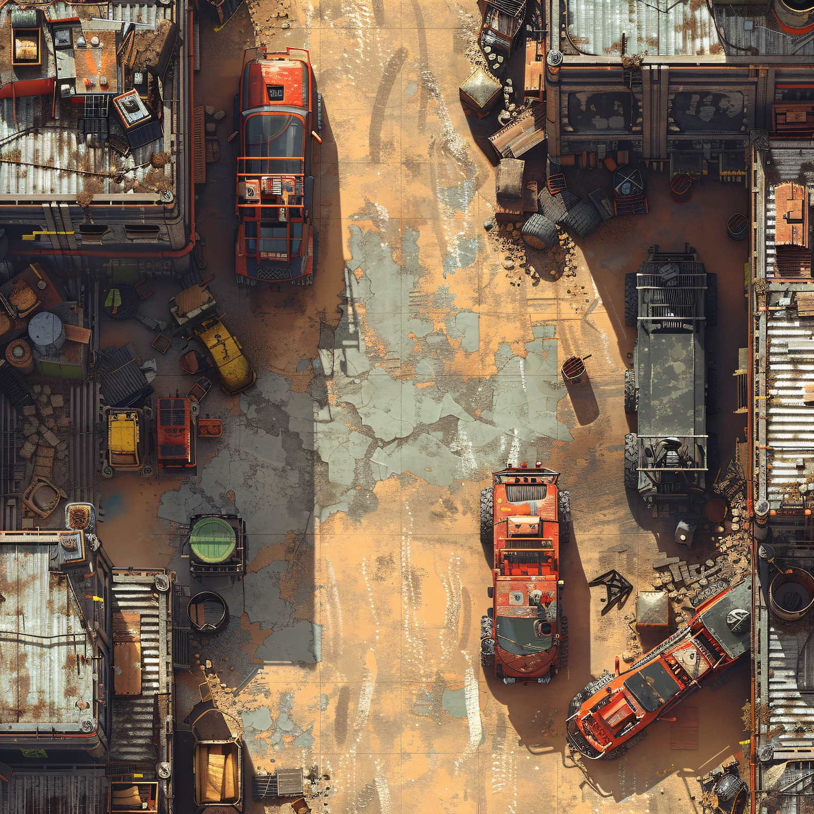 10 Gridless Cyberpunk City Streets Battlemaps | VTT Pack for Shadowrun ...