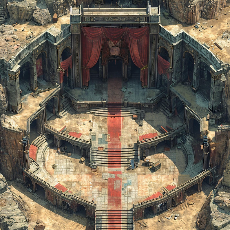 10 Theater Battle Maps, Dnd, Pathfinder, D&D, Battlemap, Dungeons and ...