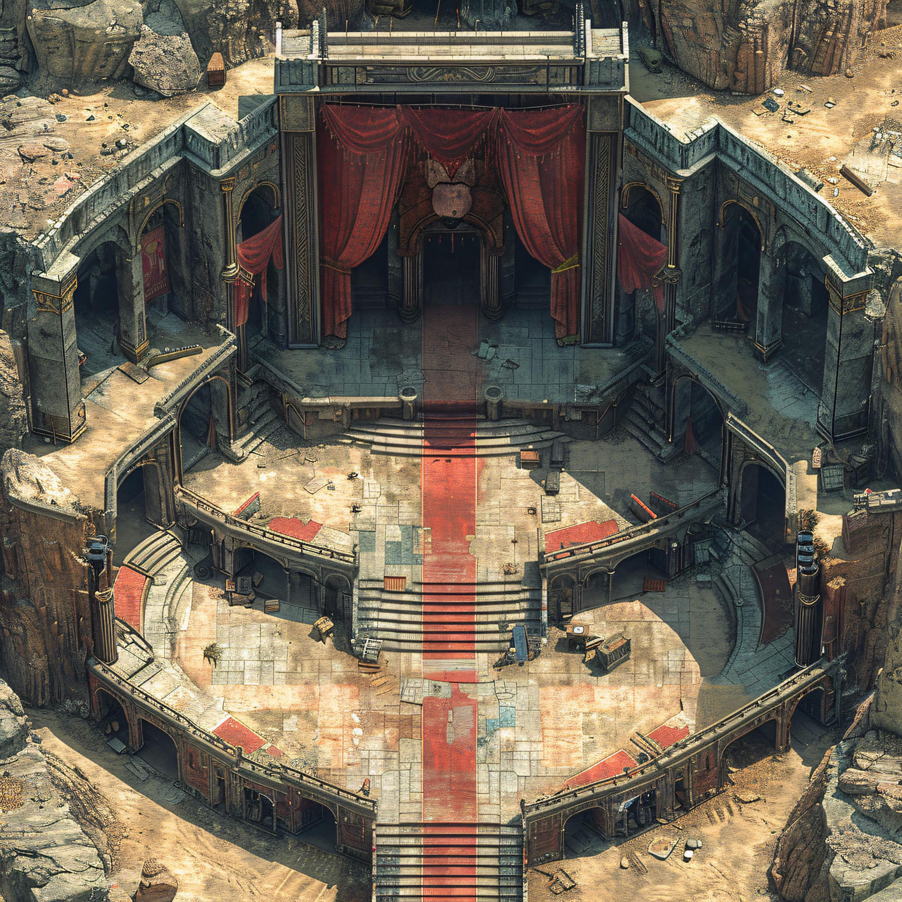 10 Theater Battle Maps, Dnd, Pathfinder, D&D, Battlemap, Dungeons and ...