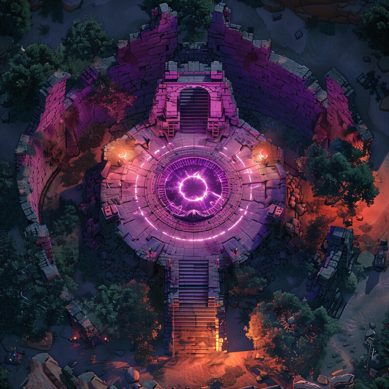 10 Elemental Battle Maps, Dnd Battlemap, Pathfinder,d&d, Battlemap ...