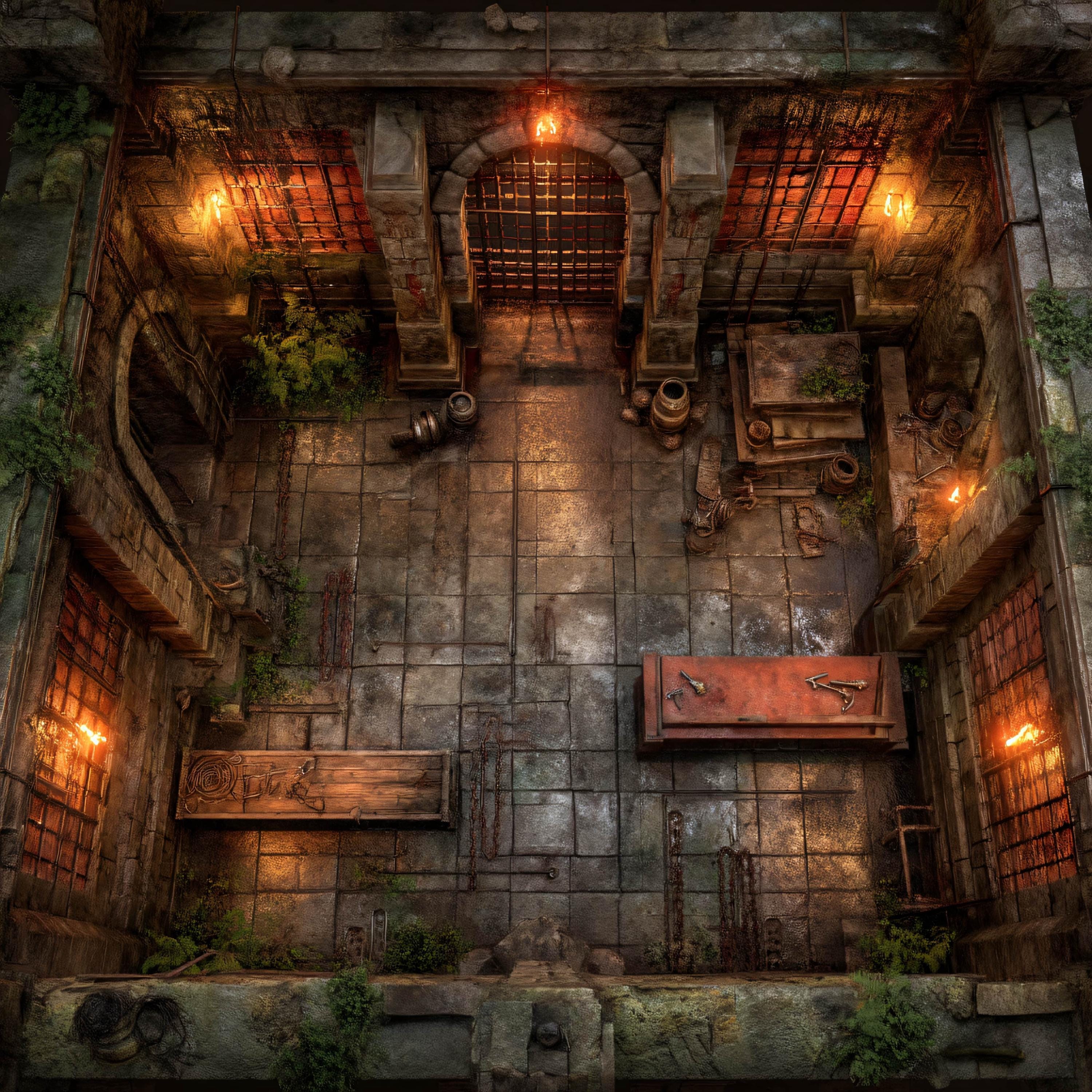 10 Gridless Horror Castle Battle Maps | VTT Pack for Dnd, Pathfinder ...