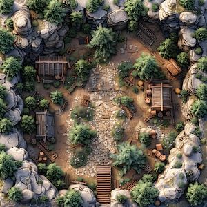 10 Bandit Camp Battle Maps, Dnd, Pathfinder, D&D, Battlemap, Dungeons ...