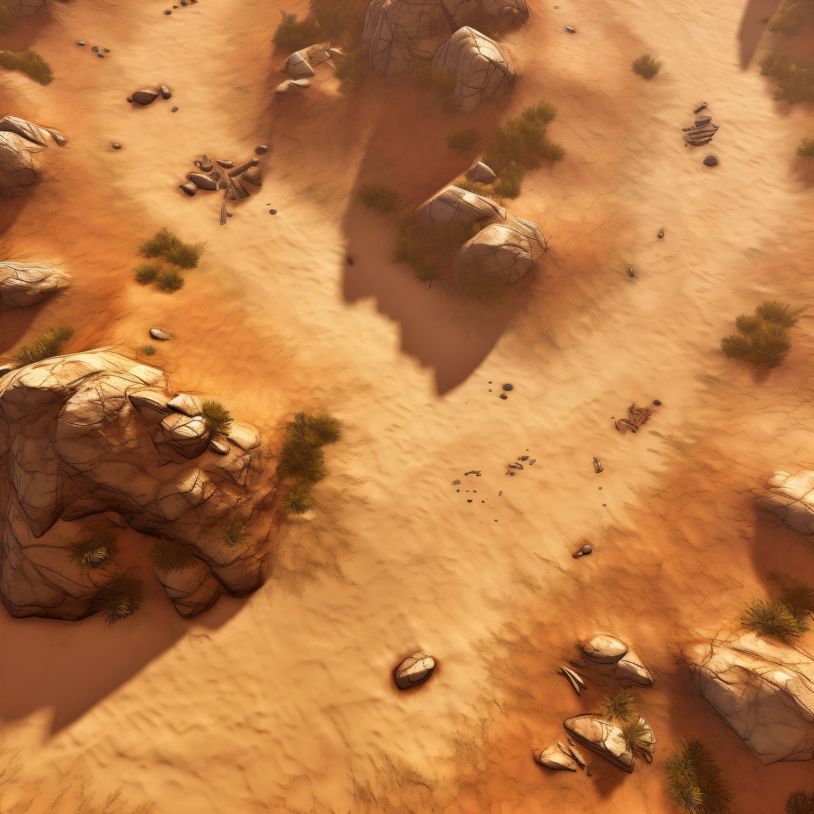 10 Desert Battle Maps Part 2, Dnd Map, Pathfinder, D&D, Battlemap ...