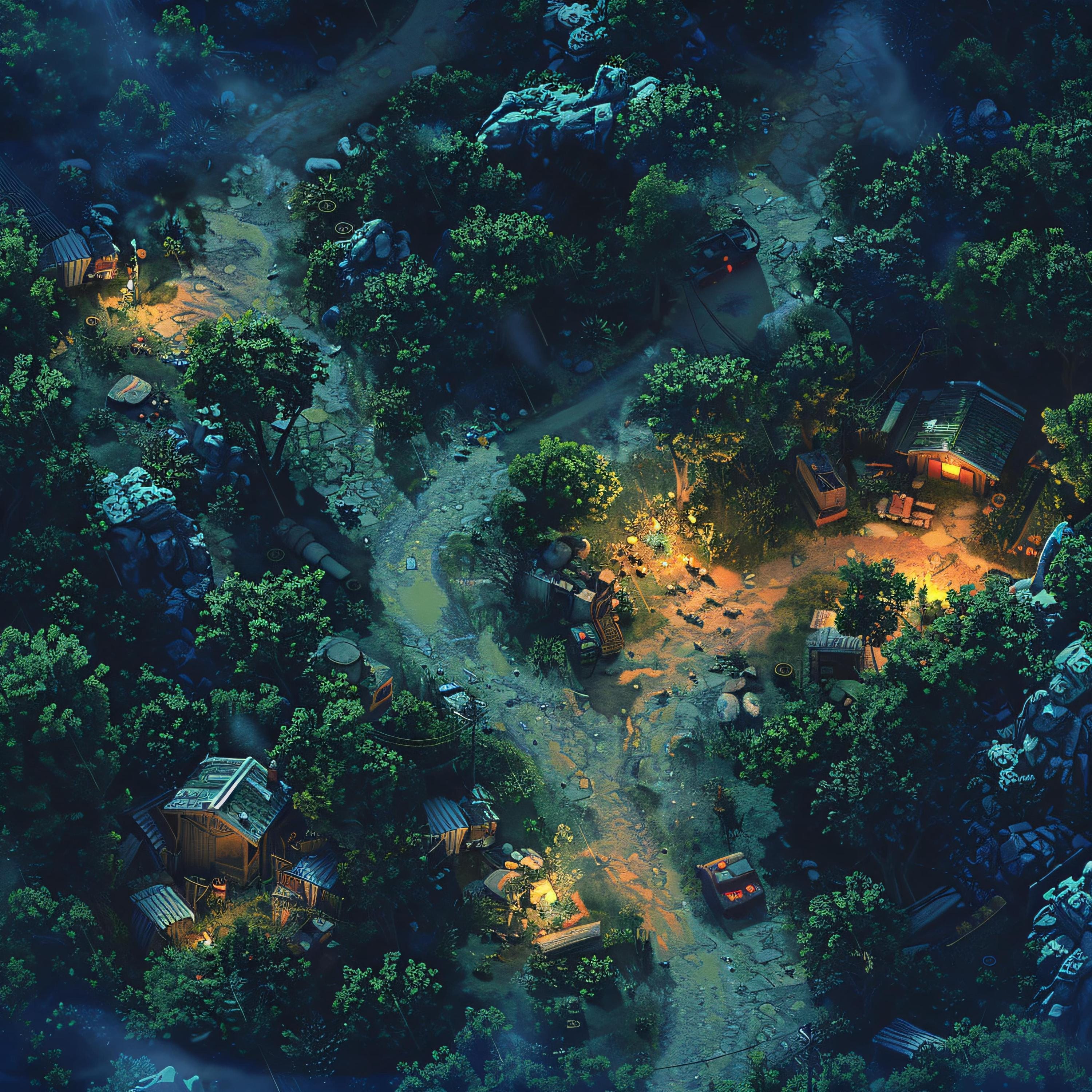 10 Horror Battle Maps, Dnd, Pathfinder, D&D, Battlemap, Dungeons and ...