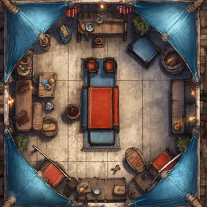 16 Camp Maps, Dnd Battle Map, Pathfinder, D&D, Battlemap, Dungeons and ...