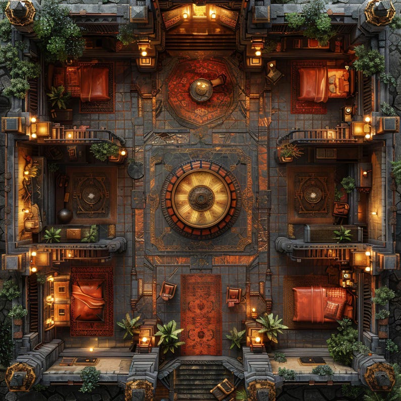 10 Pleasure Palace Battlemaps, Dnd Battlemap, Pathfinder, D&D, Dungeons ...