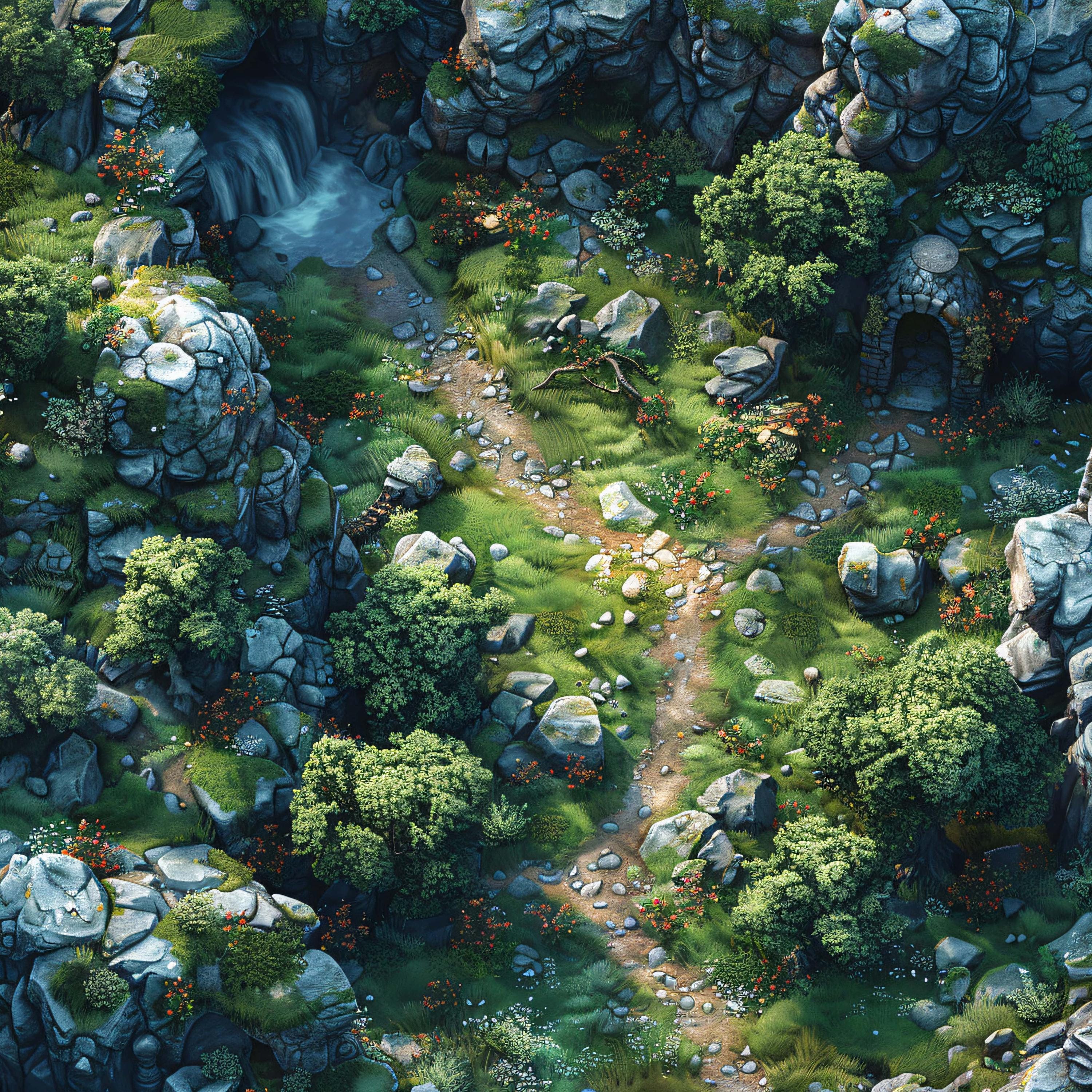 10 Road/path Battle Maps, Dnd Battlemap, Pathfinder, D&D, Dungeons and ...