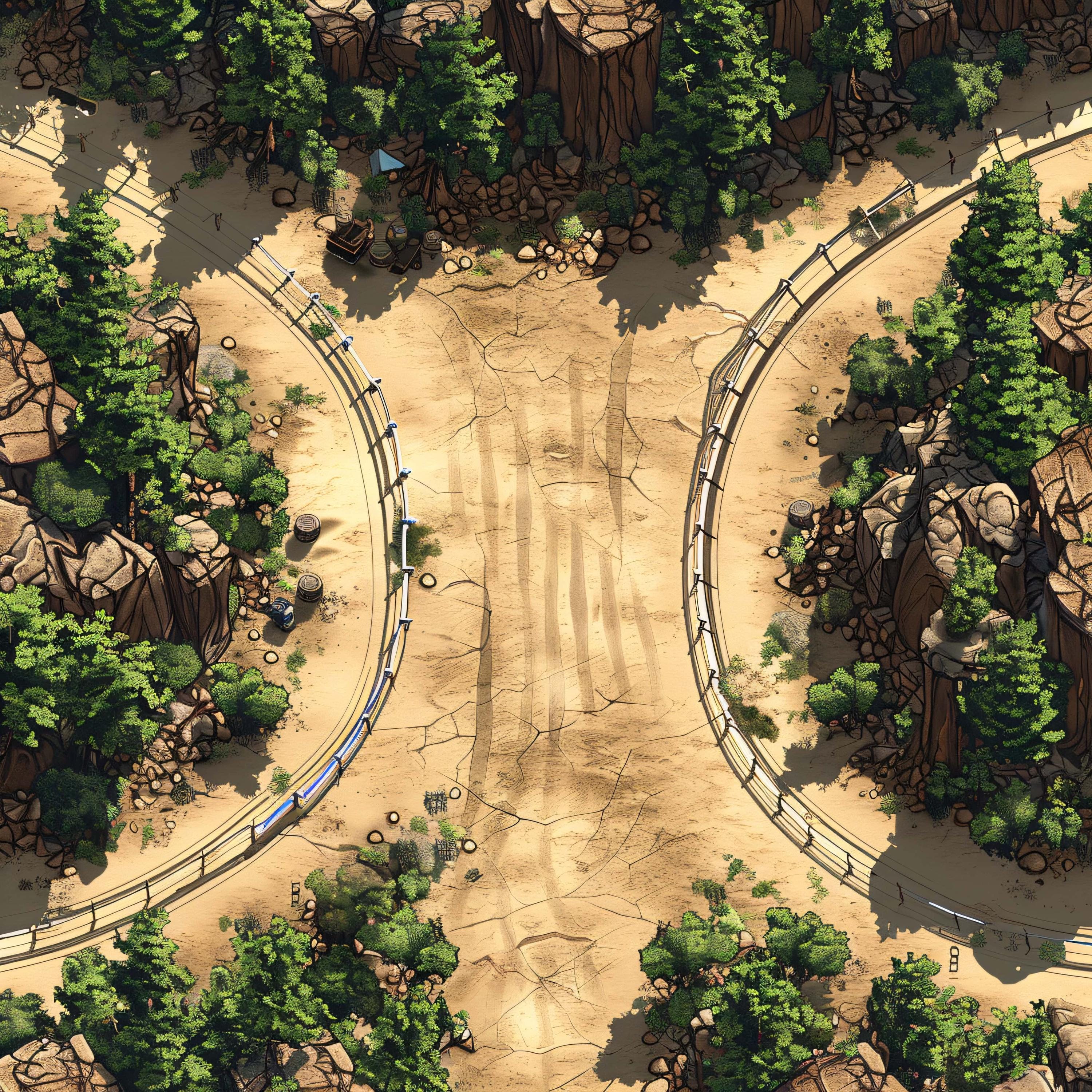 10 Race Track Battle Maps, Dnd, Pathfinder, D&D, Battlemap, Dungeons ...