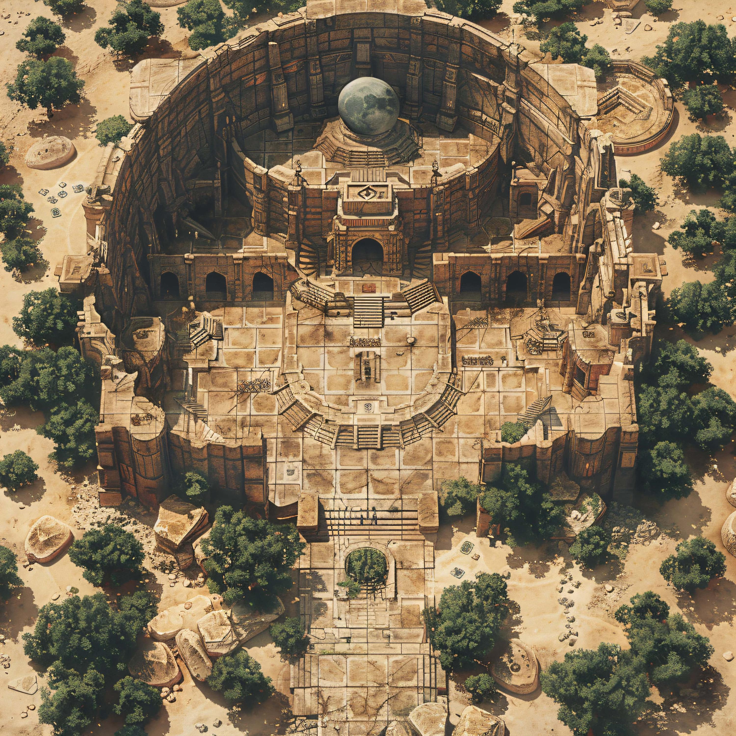 10 Badlands Town Battlemaps, Dnd Battle Map, Pathfinder, D&D, Battlemap ...