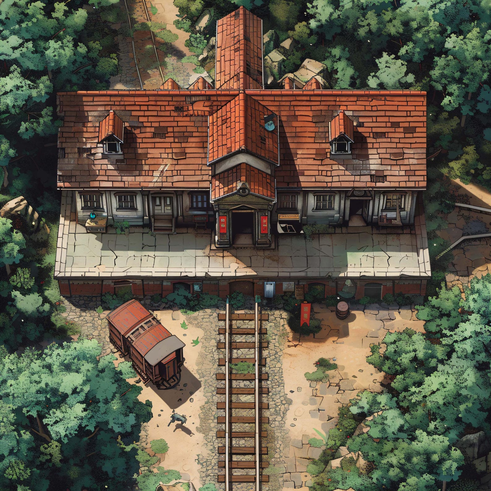 10 Cyberpunk Train / Railroad Battlemaps, Sci Fi, Dnd Battle Map, D&D ...