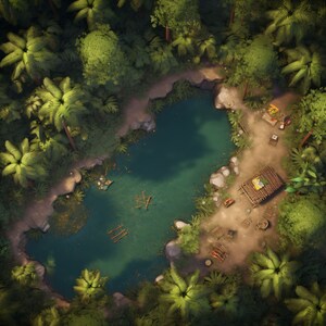 16 Camp Maps, Dnd Battle Map, Pathfinder, D&D, Battlemap, Dungeons and ...