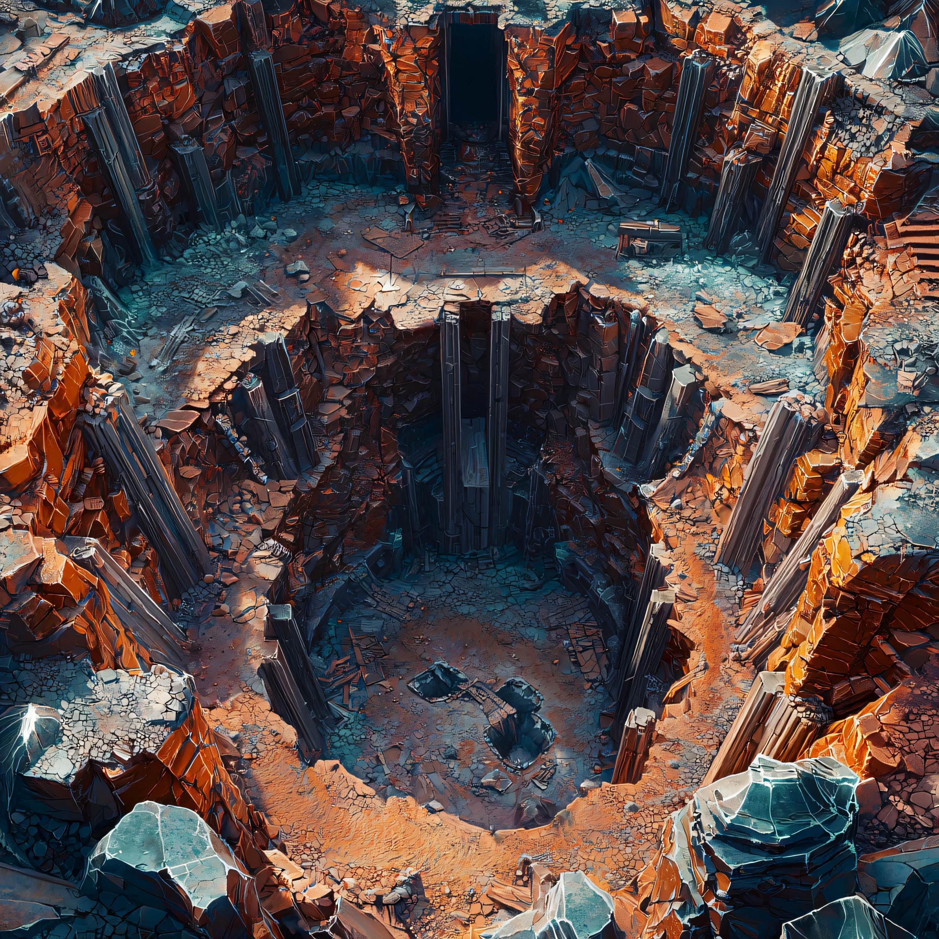 10 Mines / Underdark Battlemaps, Dnd Battlemap, Pathfinder, D&D ...