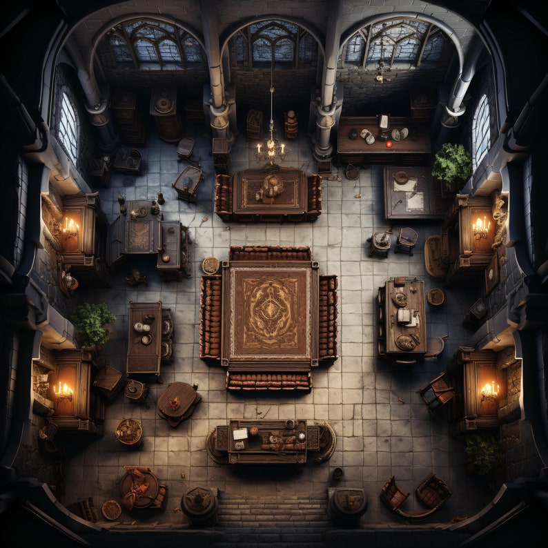 16 Haunted Battle Maps, Dnd Battlemap, Pathfinder, D&D, Battlemap ...