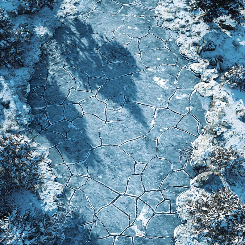 10 Frozen Landscape Battle Maps, Dnd Battlemap, Pathfinder, D&D ...