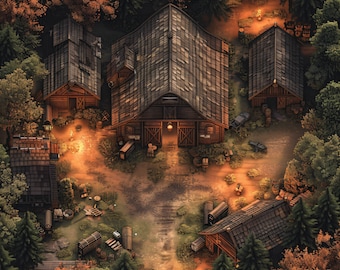 Farm Battle Maps Pack, Dnd Battle Map, D&D, Battlemap, Dungeons and ...