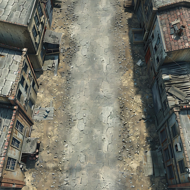 10 Gridless Cyberpunk Streets and Roads Battlemaps | VTT Pack for ...