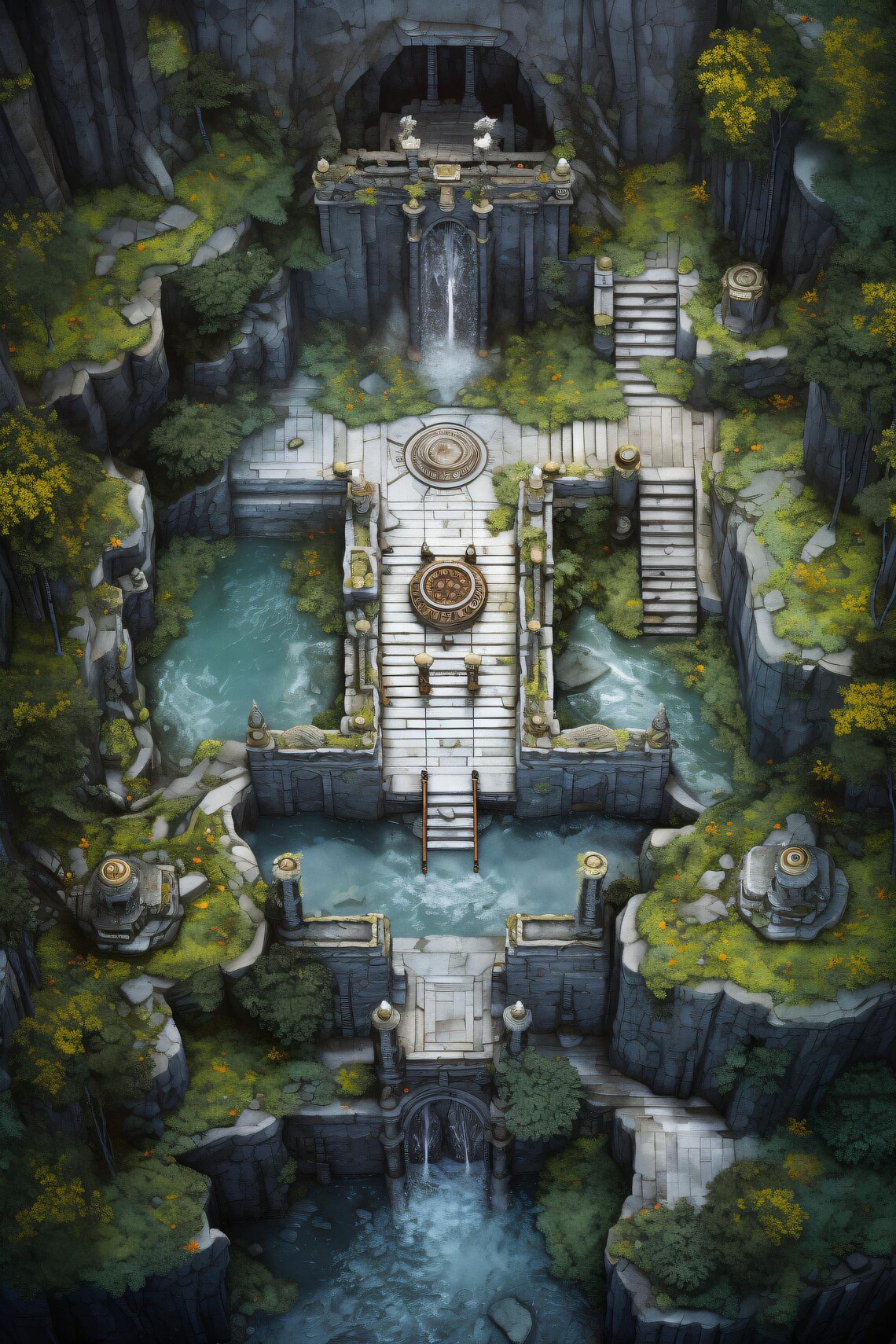 10 Forest Battle Maps Part 2, Dnd Battle Map, Pathfinder, D&D, Dungeons ...