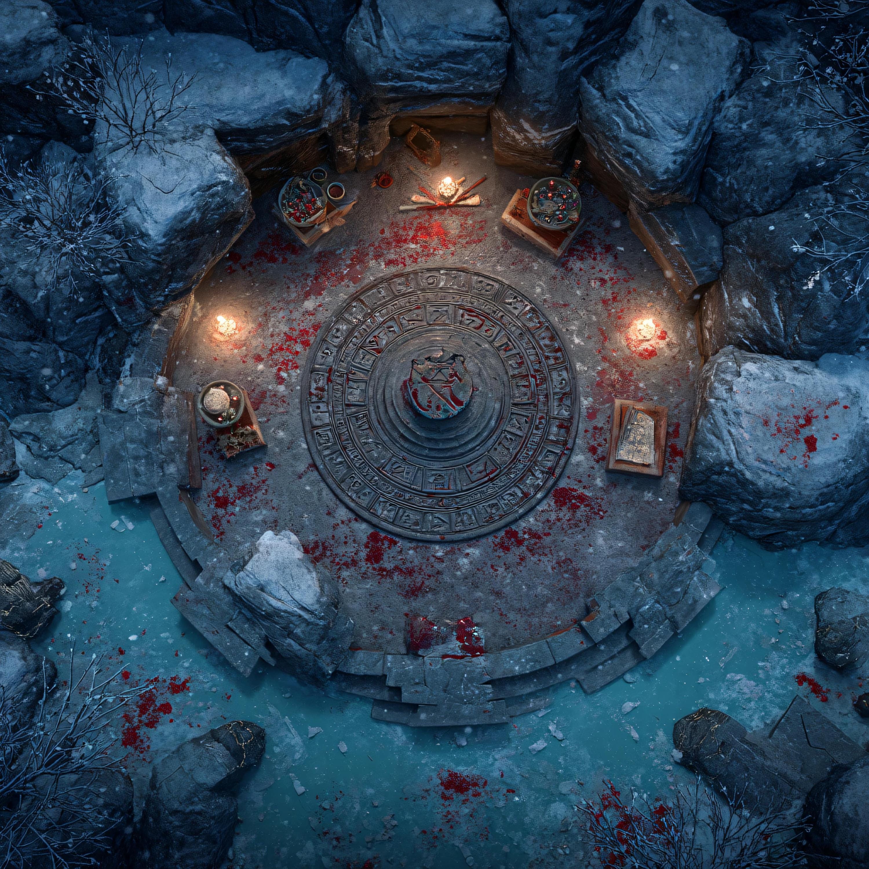 10 Gridless Horror Wilderness Battle Maps | VTT Pack for Dnd ...