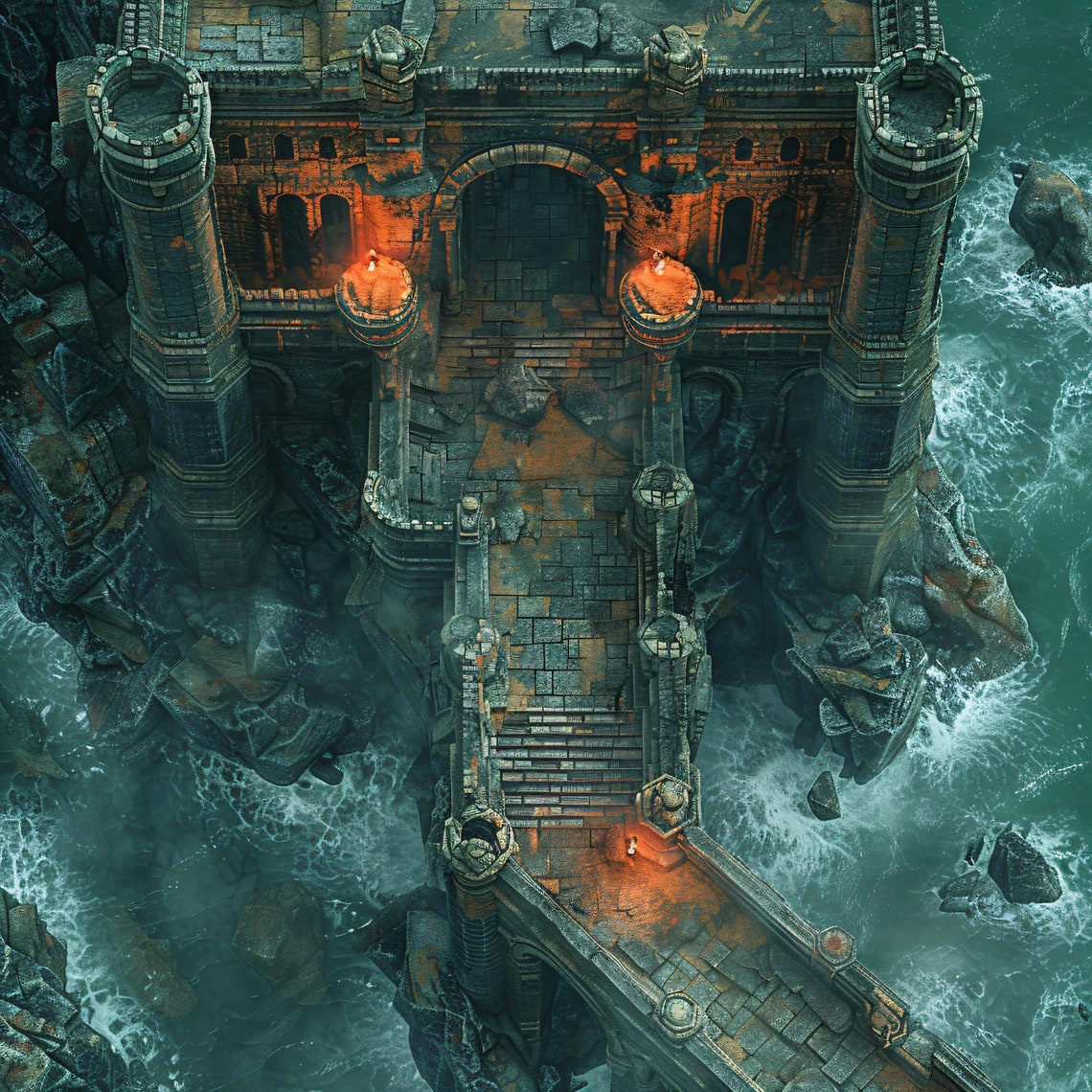 10 Court/jail Battle Maps, Battle Map, Pathfinder, D&D, Battlemap ...