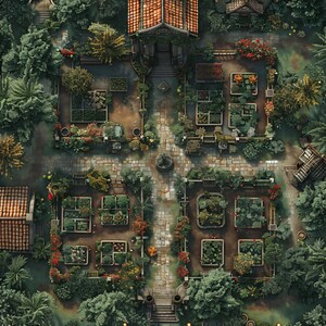 10 Gardens Battle Maps, Dnd Battlemap, Pathfinder, D&D, Dungeons and ...