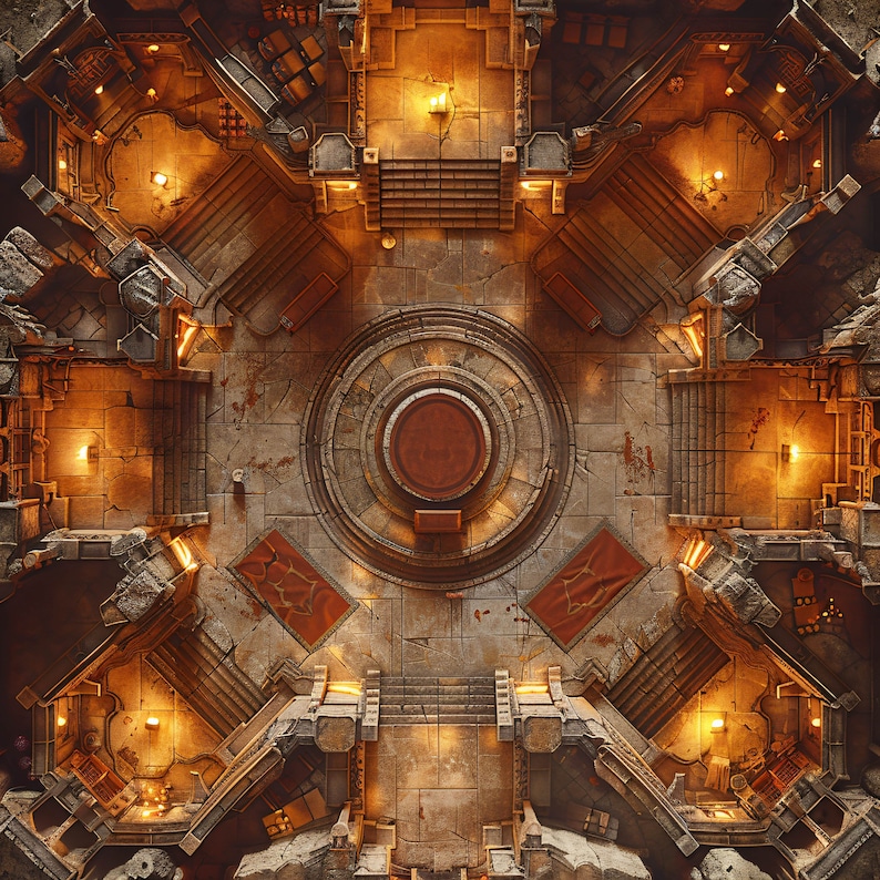 10 Court/jail Battle Maps, Battle Map, Pathfinder, D&D, Battlemap ...